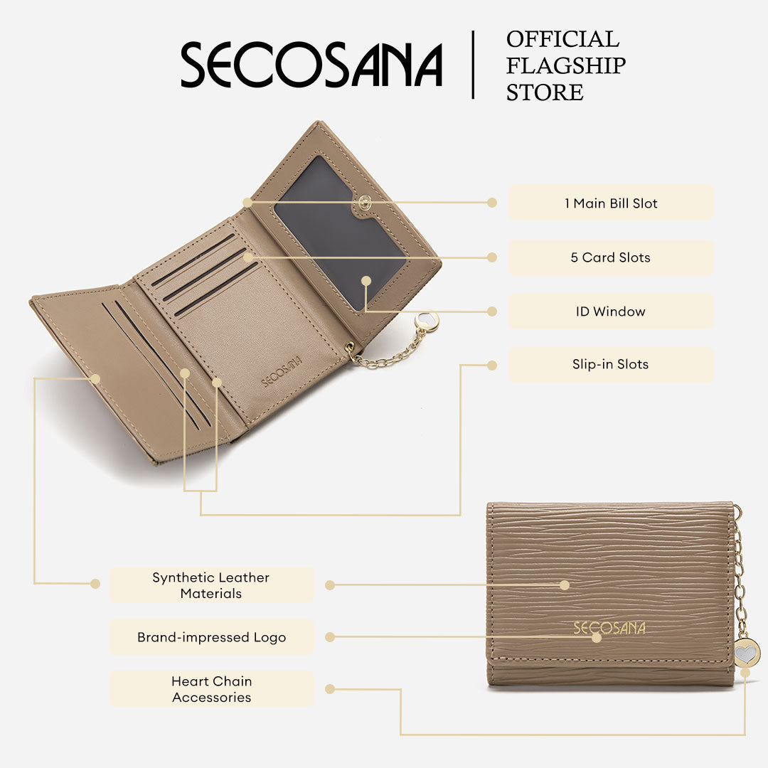 SECOSANA® Irenia Classic Mini Trifold Wallet – Secosana Bags & Shoes